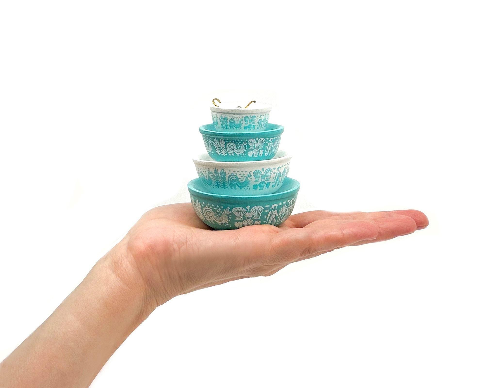 Mini Pyrex-Inspired Bowl Ornament | Retro Christmas Tree Decor ...